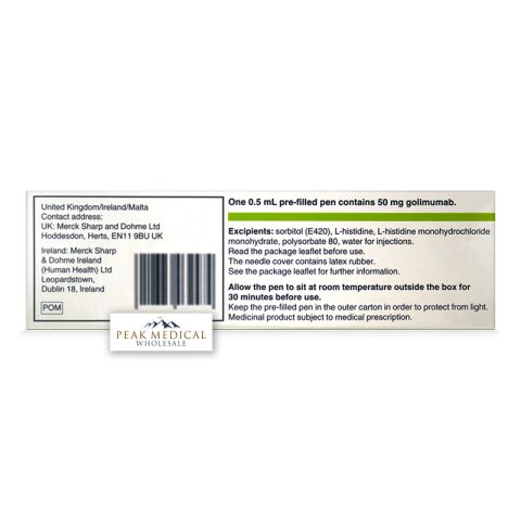 SIMPONI® 50MG PRE-FILLED PEN | Peak Medical Wholesale