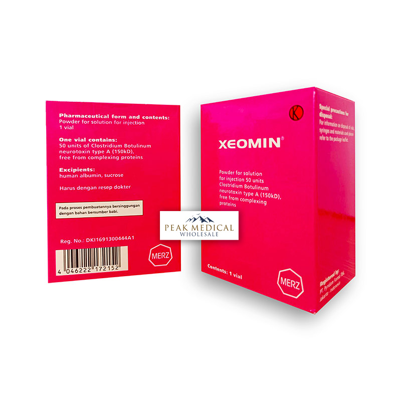 XEOMIN® 50U International English | Peak Medical Wholesale